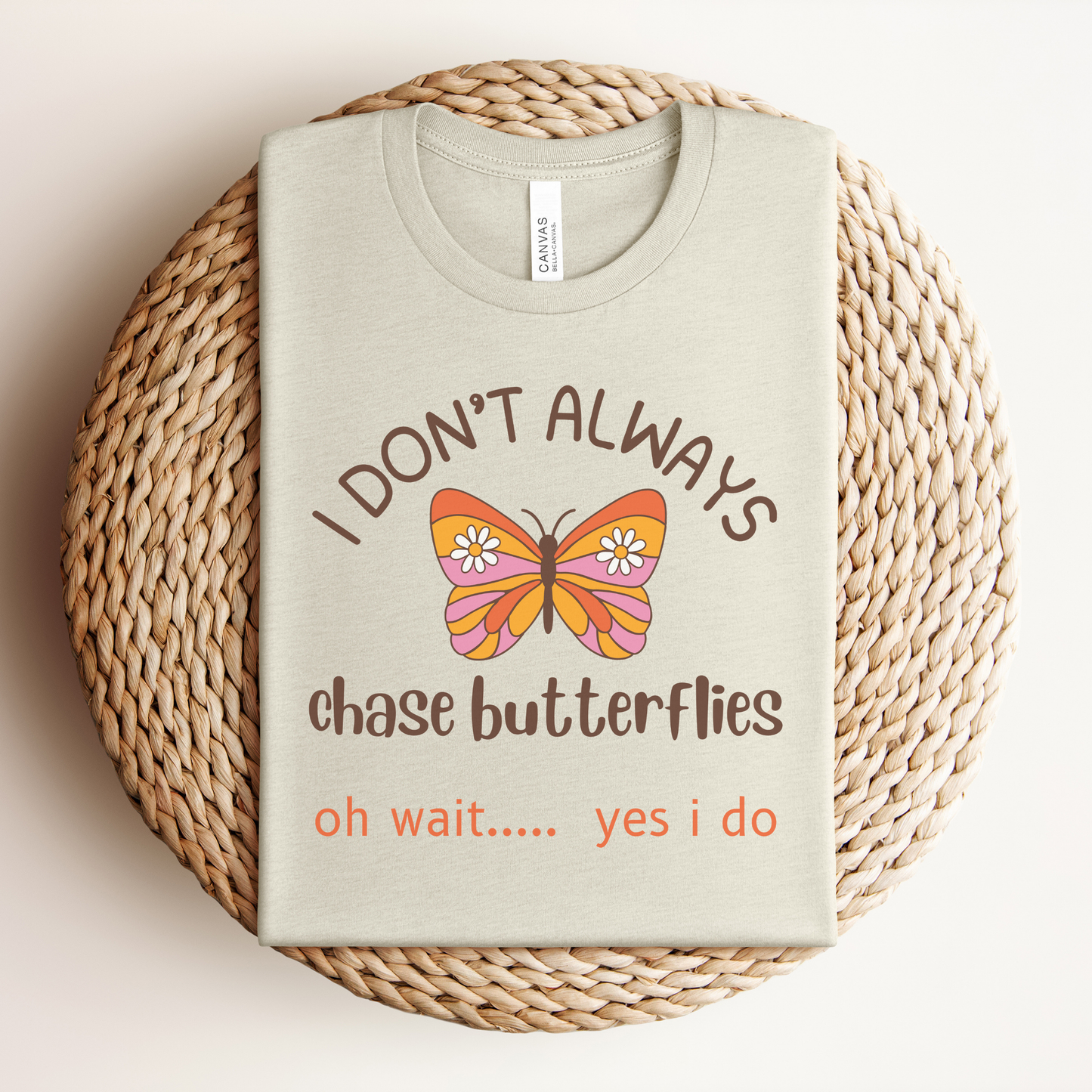 Butterfly Chaser Premium Tee – Two Wings and Some Pollen
