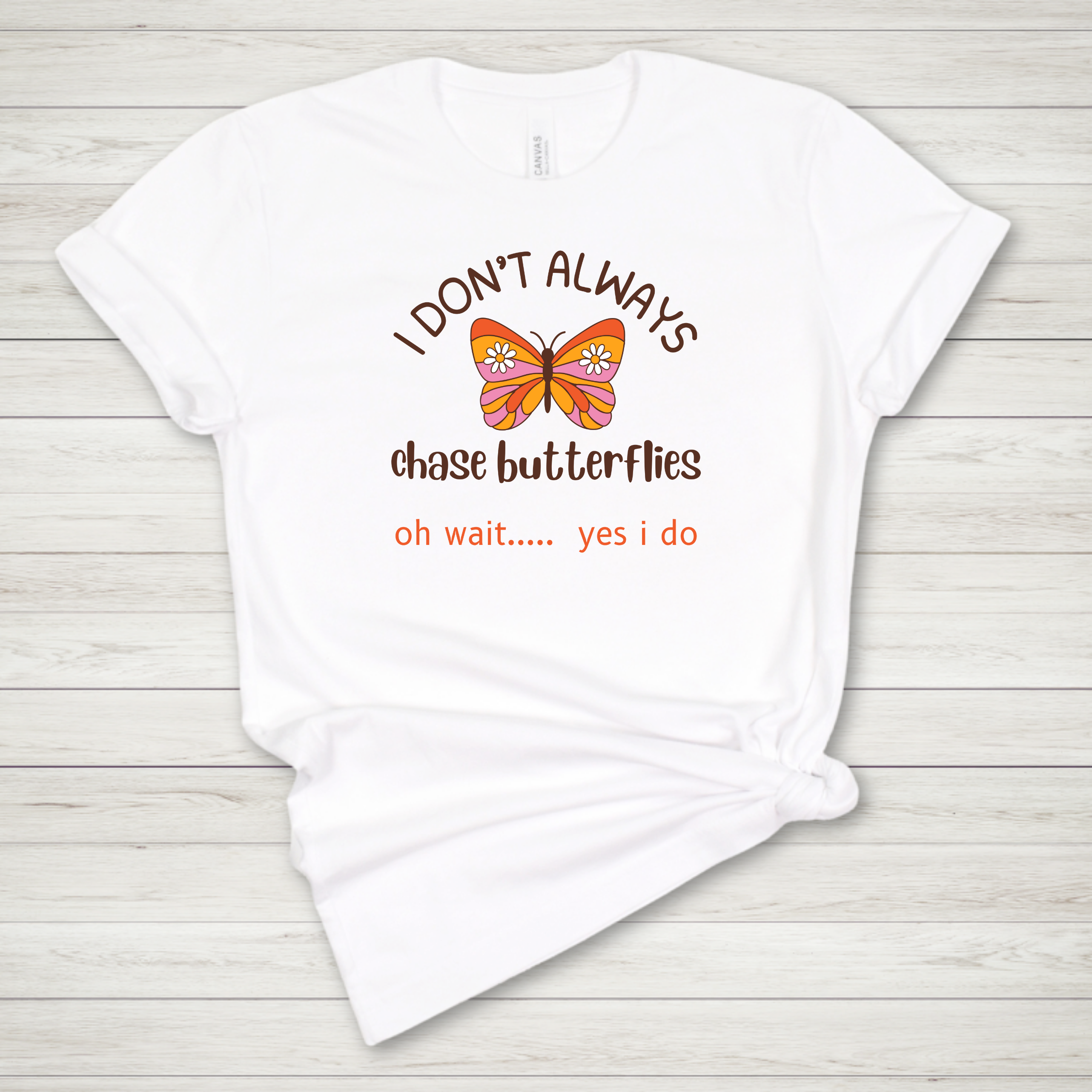 Butterfly Chaser Premium Tee – Two Wings and Some Pollen